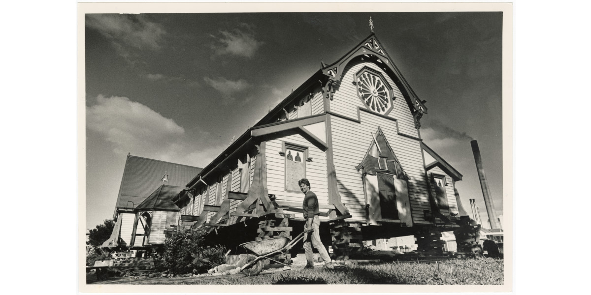 St Andrew's Church relocation | discoverywall.nz