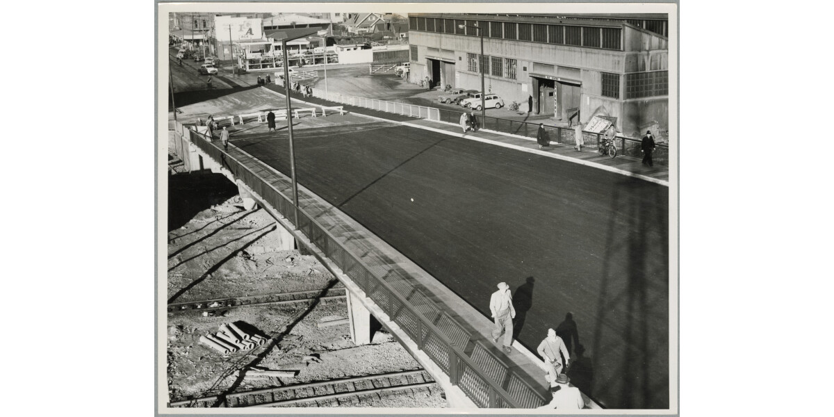 Colombo Street railway bridge | discoverywall.nz