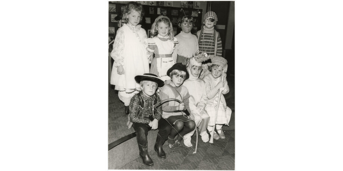 Book characters at the library | discoverywall.nz