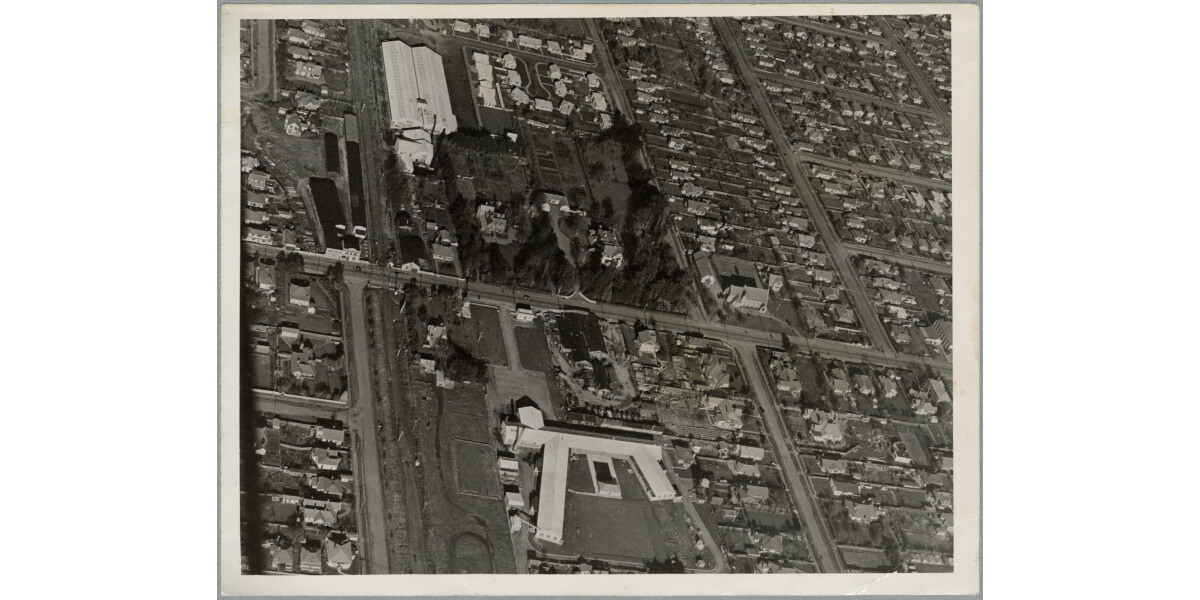 Aerial view of Riccarton | discoverywall.nz