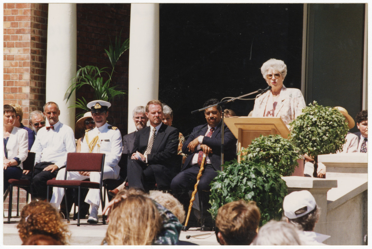 Dame Cath Tizard speaks at Hagley Community College | discoverywall.nz
